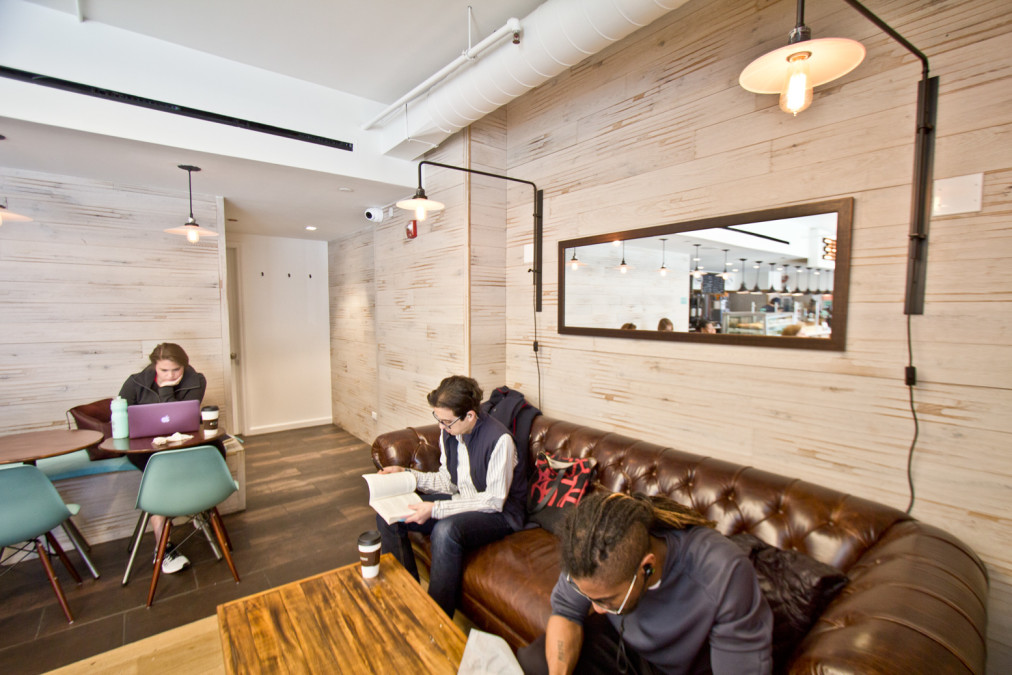 Delicious WHIPPED wood wall cladding at Boule & Cherie in NYC - reSAWN ...