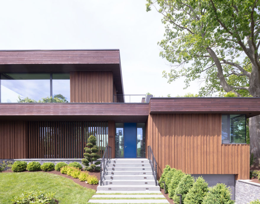 New Fairfield Lake House :: TEAK Abodo® Vulcan Cladding & PONZU Shou ...
